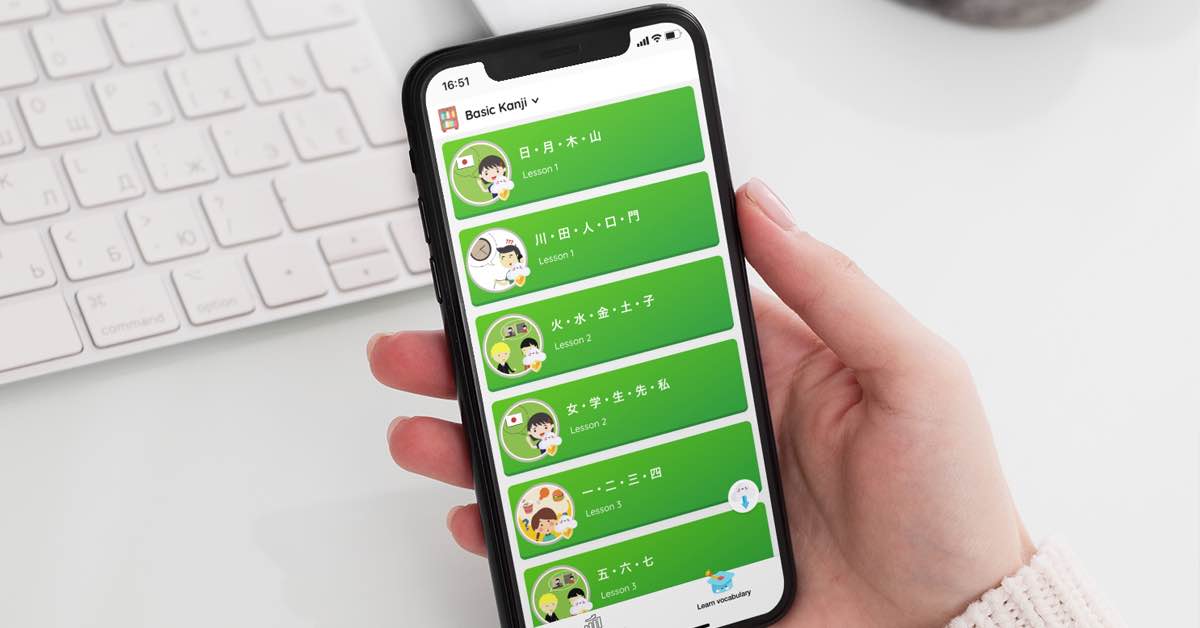 MochiKanji – Ứng dụng học Kanji và từ vựng tiếng Nhật hiệu quả