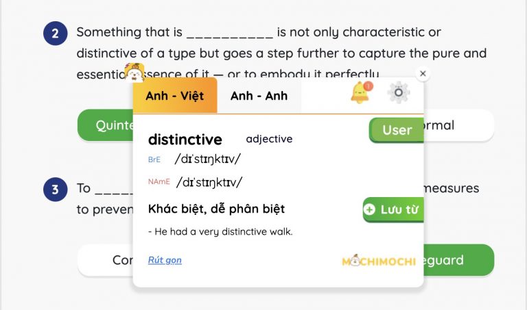 Mochi Test - Website kiểm tra từ vựng tiếng Anh miễn phí