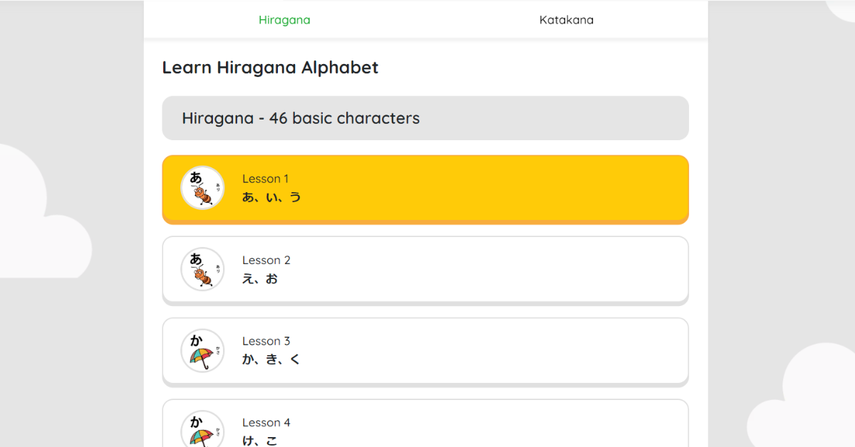 Learn Hiragana for beginners - Online Hiragana lessons
